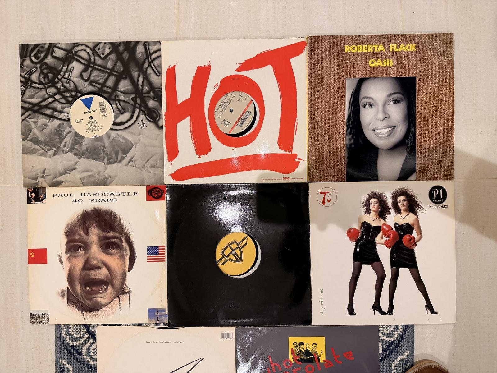 8 Maxi LP`s 80-iger, Roberta Flack, Hot Chocolate, Chemise (Gebraucht ...
