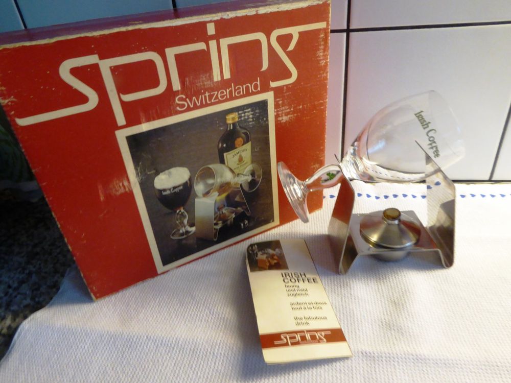 Irish Coffee Set, Spring Vintage Rarität, Top Zustand! (Gebraucht) in ...