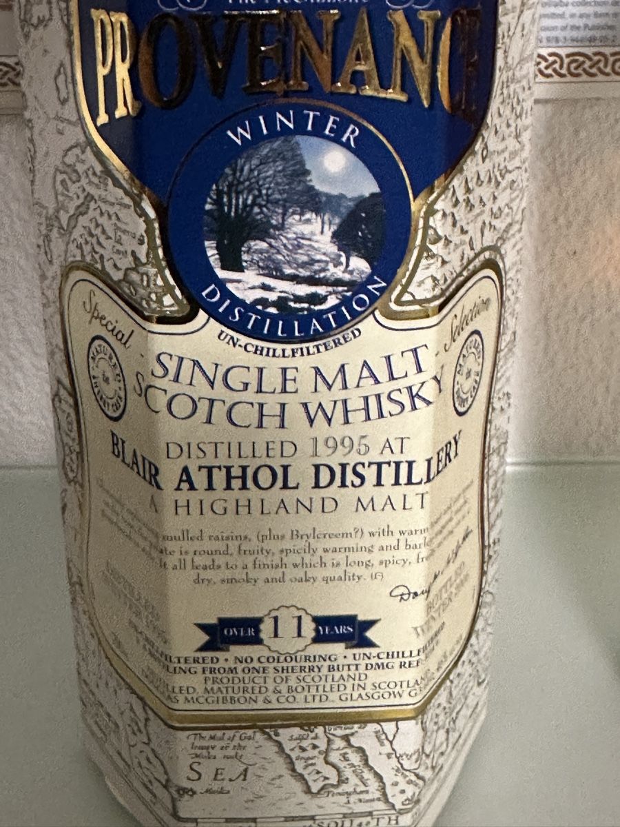Provenance Blair Athol 1995, Single Malt Scotch Whisky! (Neu (gemäss ...