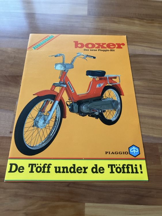 Boxer Piaggio Prospekt (Neu (gemäss Beschreibung)) in Moosseedorf für CHF 25 – mit Lieferung auf ...