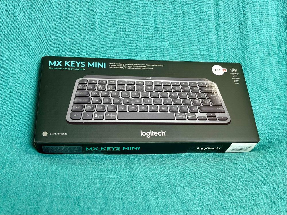 Logitech MX Keys Mini kabellose Bluetooth Tastatur graphite (Neu ...