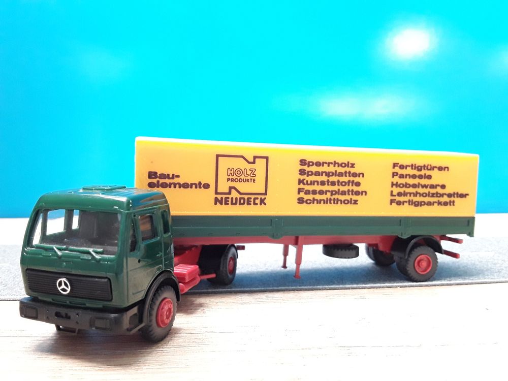 Modell Lastwagen Mercedes _ Neudeck Holz _ 1:87 _ Spur H0 | Kaufen auf ...