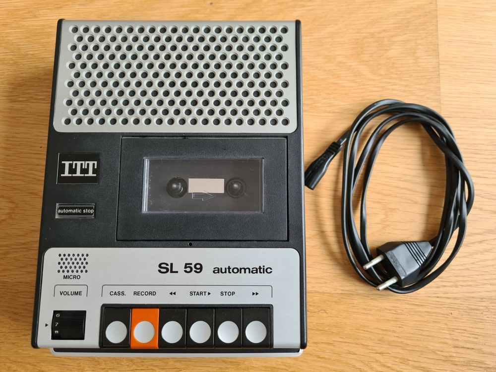 Original Vintage Cassette Recorder ITT SL 59 Automatic (Gebraucht) in ...