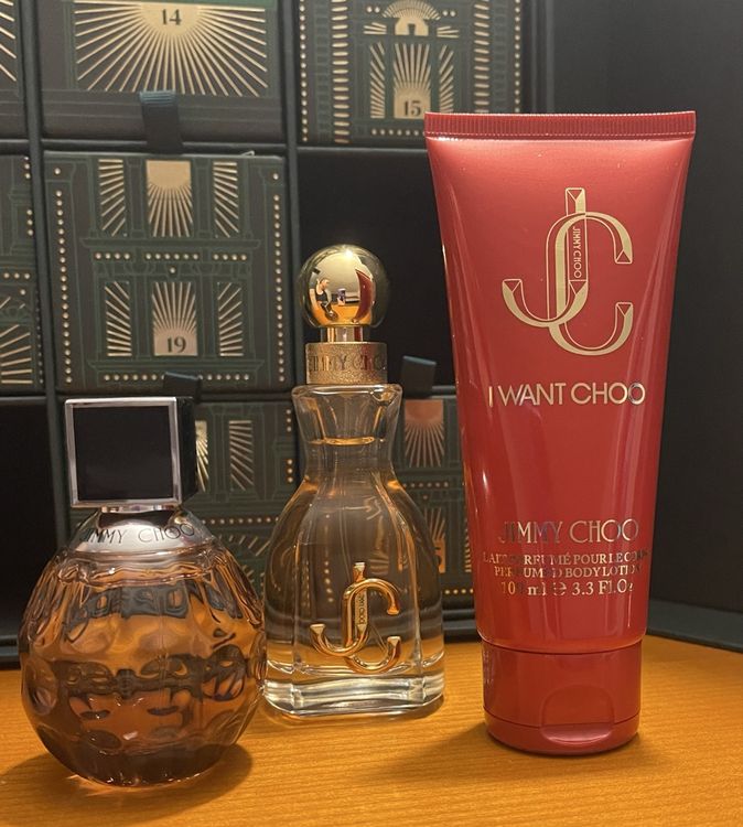 Jimmy Choo EDP 40ml + I want choo 40ml + bodycream 100ml (Gebraucht) in ...