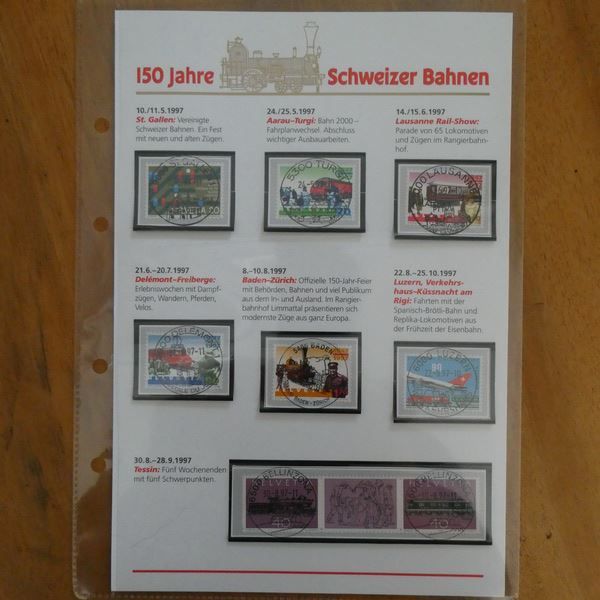 150 Jahre SCHWEIZER BAHNEN mit VOLLST. (Gebraucht) in Egliswil für CHF 9 – mit Lieferung auf ...