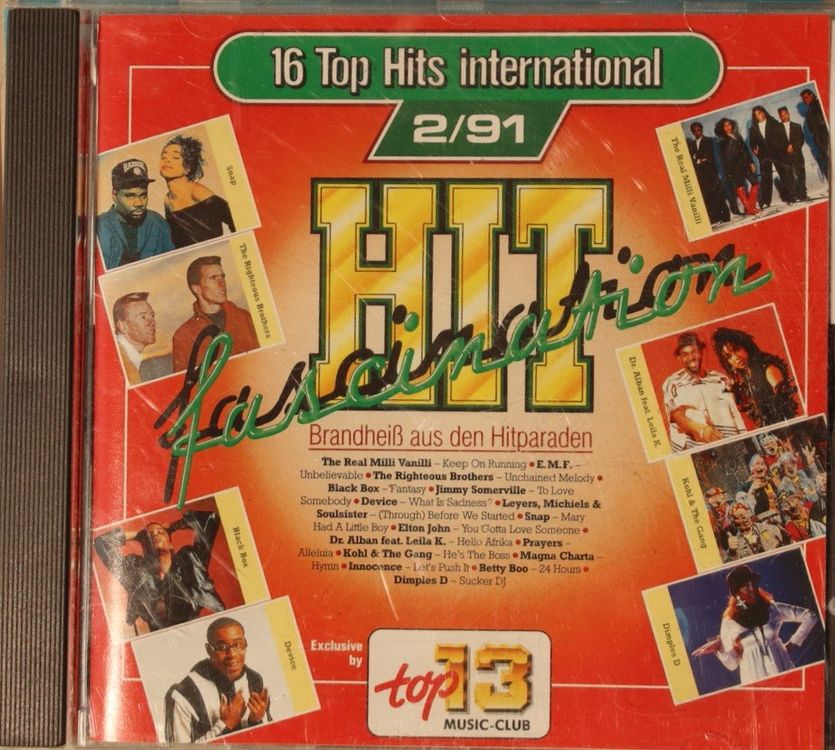 Hit Fascination – 16 Top Hits International 2/91 (Gebraucht) in Luzern ...
