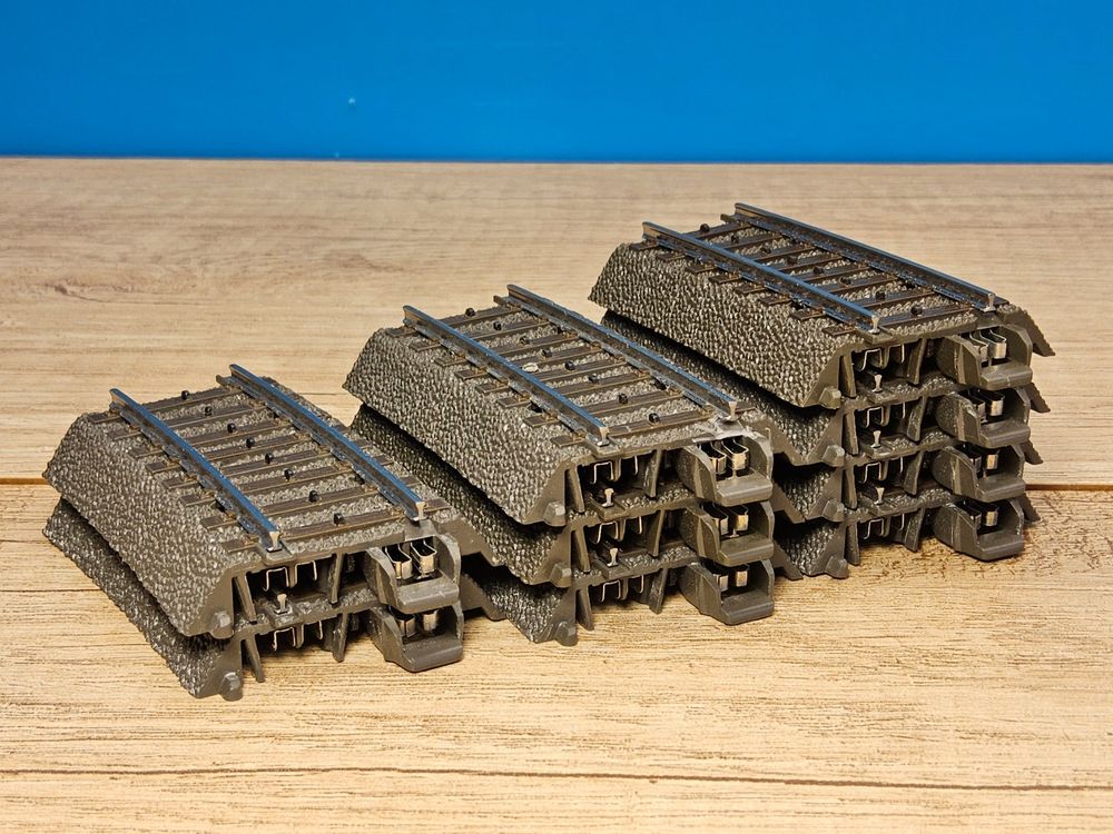 9 x Märklin 24207 C-Gleis Gebogen R2 437,5 mm 7,5° _ Spur H0 | Kaufen ...