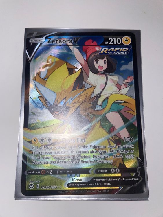 Pokémon Silver tempest Zeraora V | Kaufen auf Ricardo