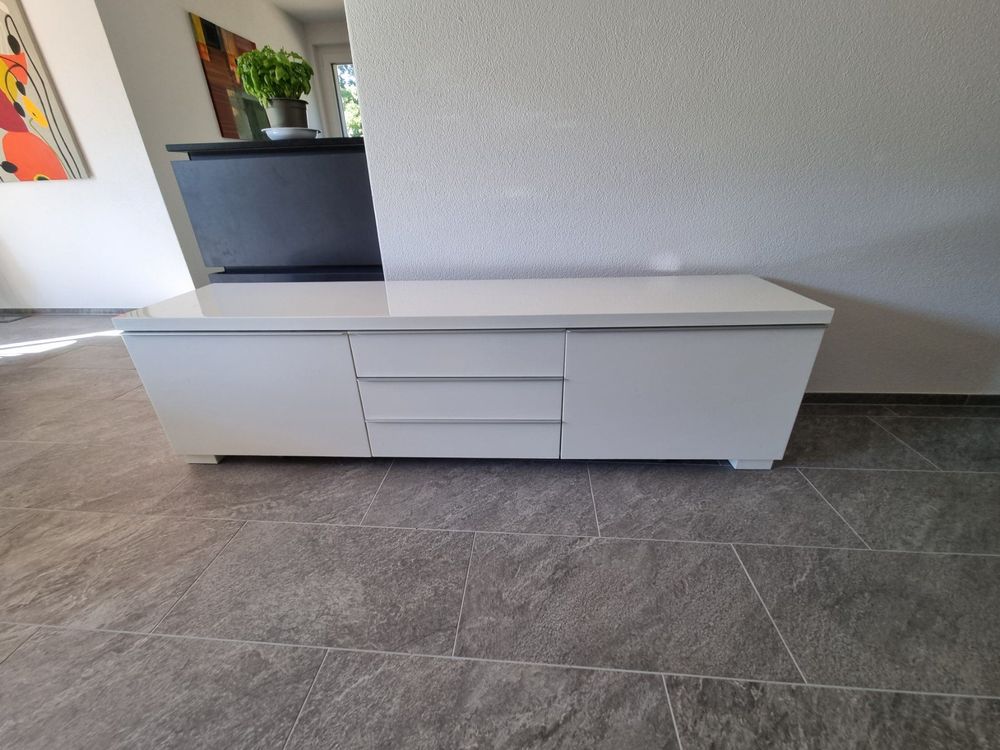 BESTÅ TV Bank / Lowboard weiss (Gebraucht) in Langwiesen für CHF 29 ...