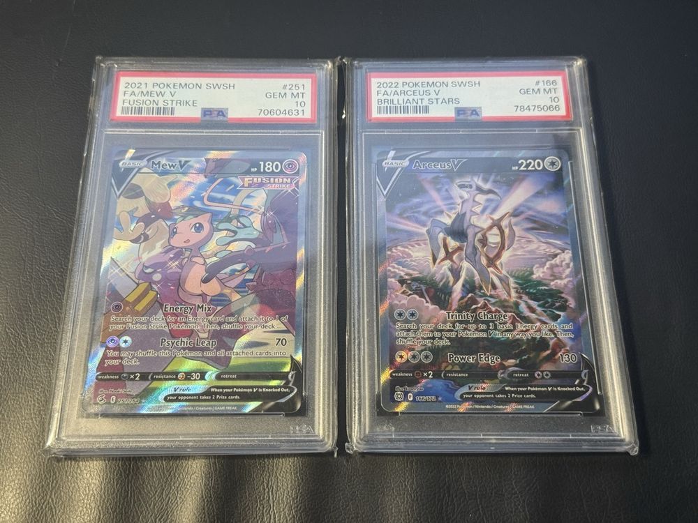 Pokemon Mew V & Arceus V PSA 10 | Kaufen auf Ricardo