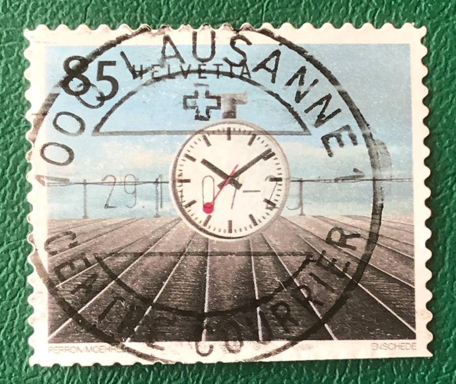 Nr.1108 mit VollStempel Bahnhofuhr Lausanne (Gebraucht) in Aarau für CHF 0.25 – mit Lieferung ...