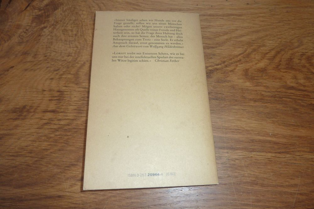 Loriot, auf den Hund gekommen, 44 Zeichnungen, 1954 | Kaufen auf Ricardo