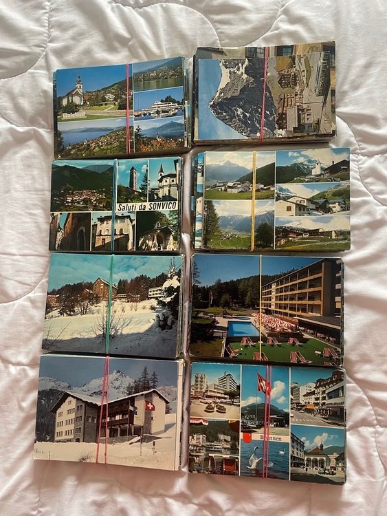 400 FARBIGE GROSSFORMAT AK ALLE VON DER SCHWEIZ (Gebraucht) in Bernhardzell für CHF 8 – mit ...