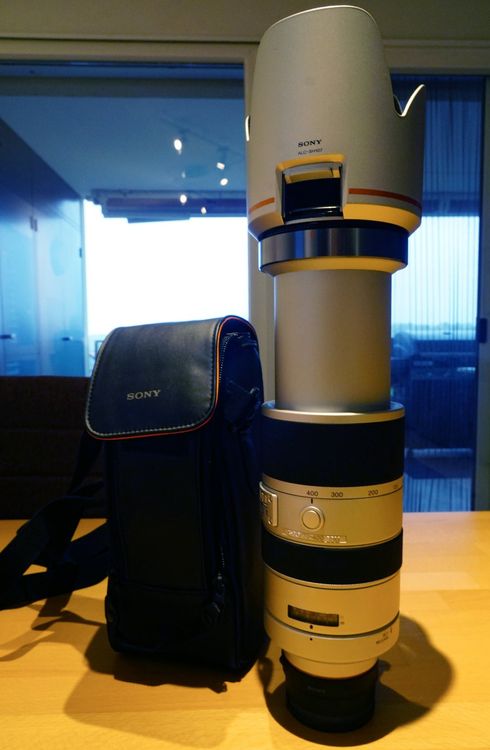 Sony SAL 70-400 mm F4-5,6 G SSM & LA-EA3 (Gebraucht) in Vuisternens ...