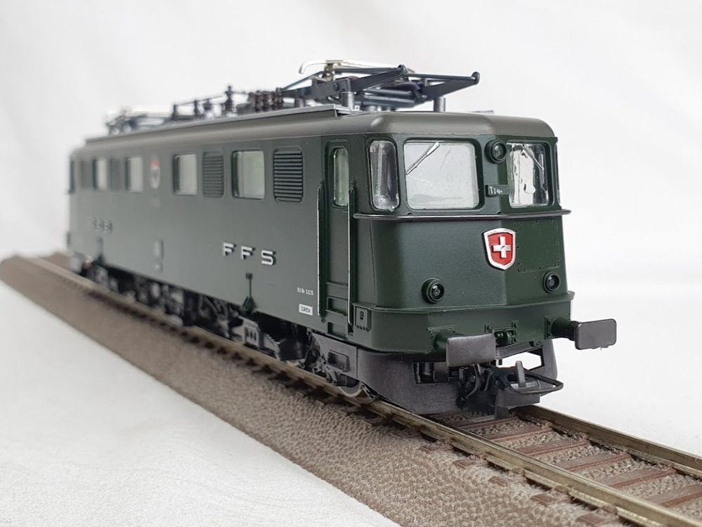 Roco 43535 SBB Ae 6/6 11444 "Aarau" grün Analog, OVP | Kaufen auf Ricardo