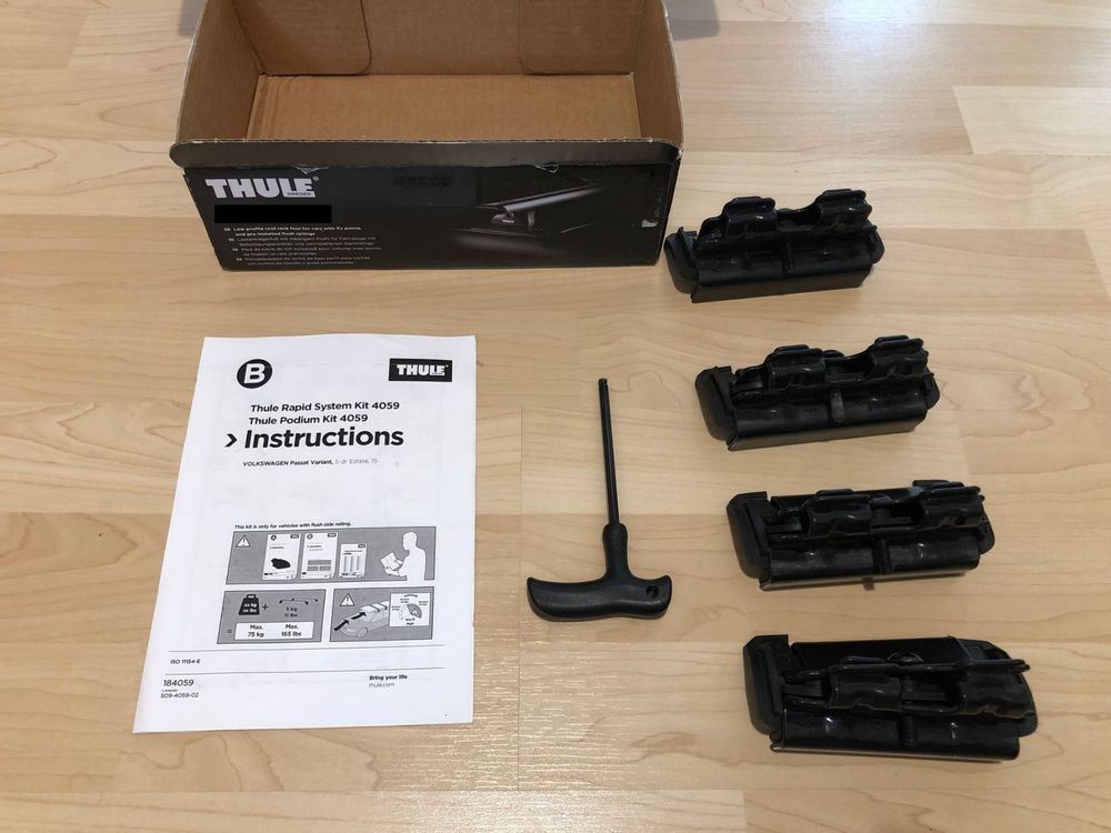 Thule Kit 4059 Flush Railing Passat B8 (Gebraucht) in für CHF 10 – mit ...
