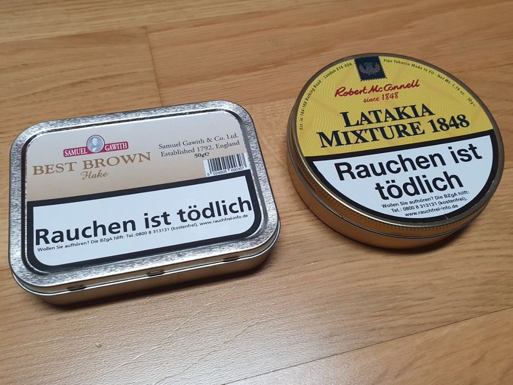 Pfeifentabak RobertMcConnell + Samuel Gawith (Neu und originalverpackt ...