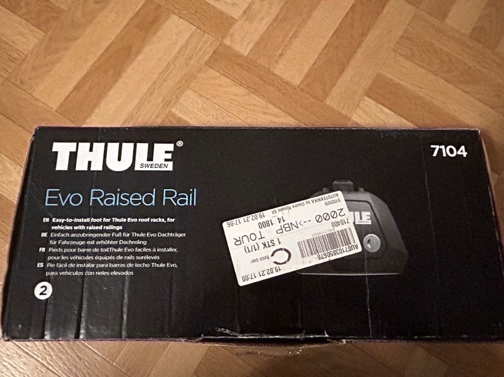 Thule Evo Raised Rail 7104 | Kaufen auf Ricardo