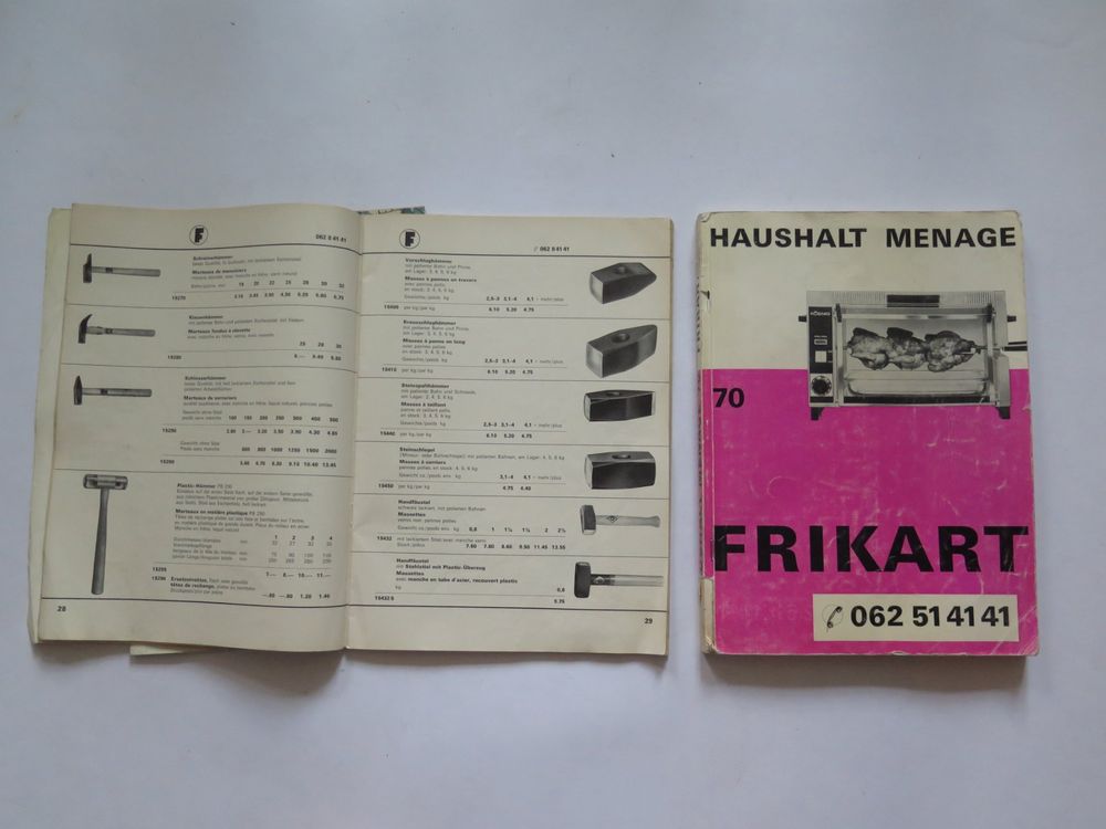 Kataloge Frikart + Ferrazzini - Haushalt - Garten - ca. 1970 (Gebraucht) in Zwingen für CHF 10 ...
