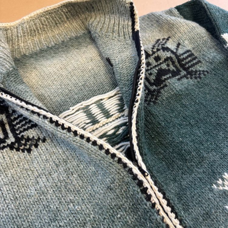 Vintage patterns knitted jacket retro (carlo colluci coogi) (Gebraucht ...