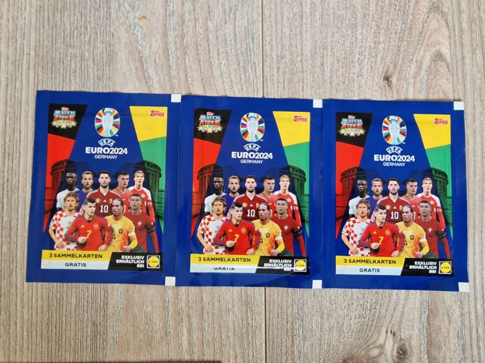 3x 3 Lidl Match Attax All Stars Uefa Euro 2024 Germany (Neu und ...