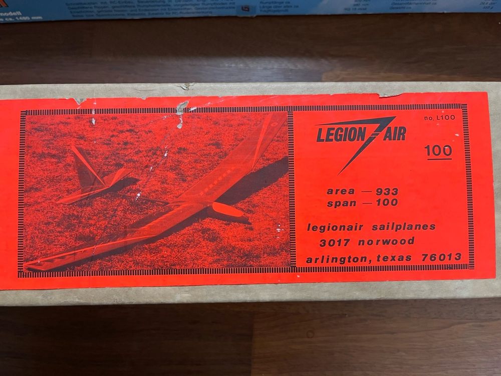 Bausatz Legion Air 100 Vintage Modell Segelflugzeug | Kaufen auf Ricardo