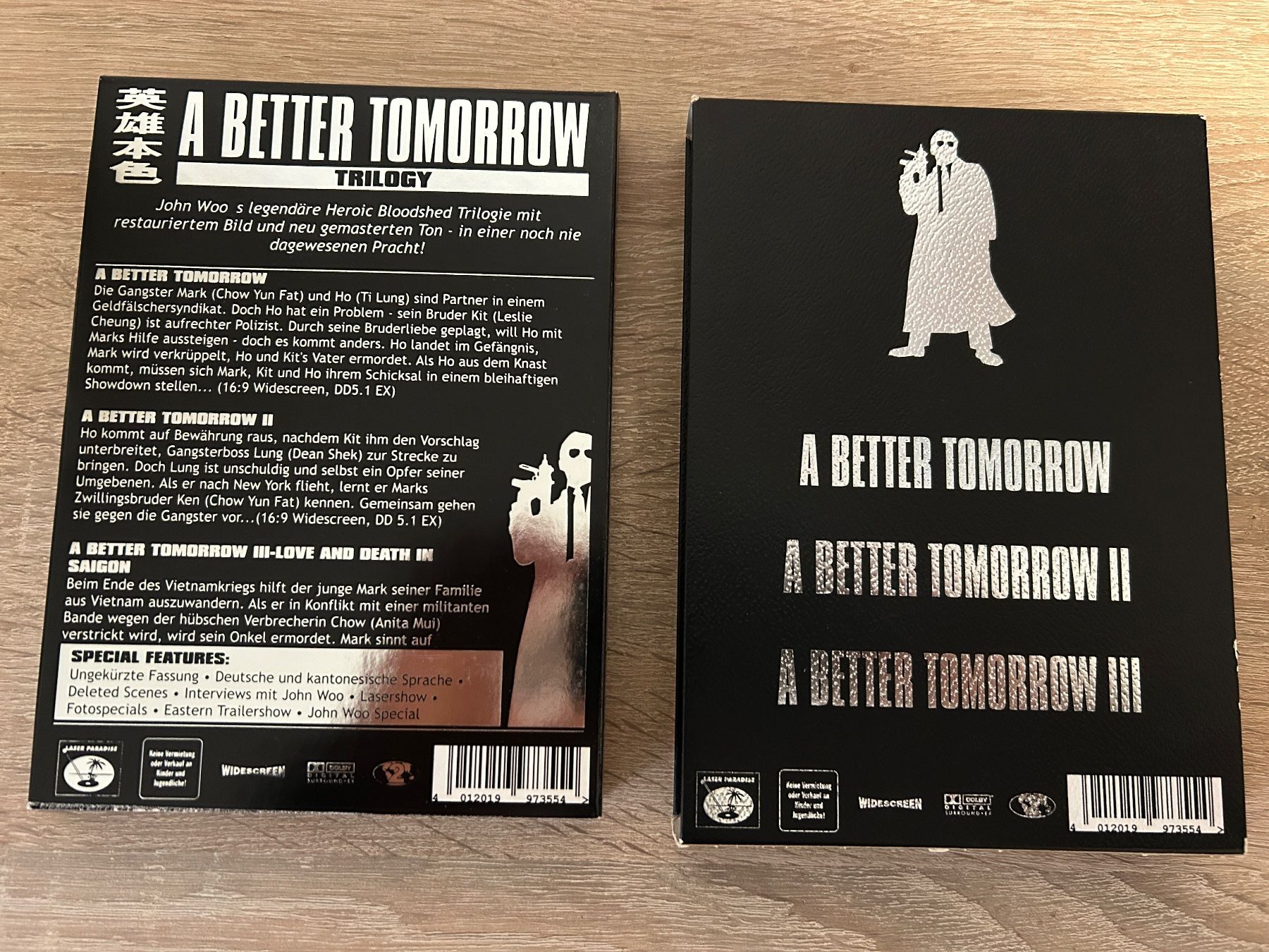 A Better Tomorrow Trilogie DVD Box-Set Laser Paradise (Gebraucht) in ...