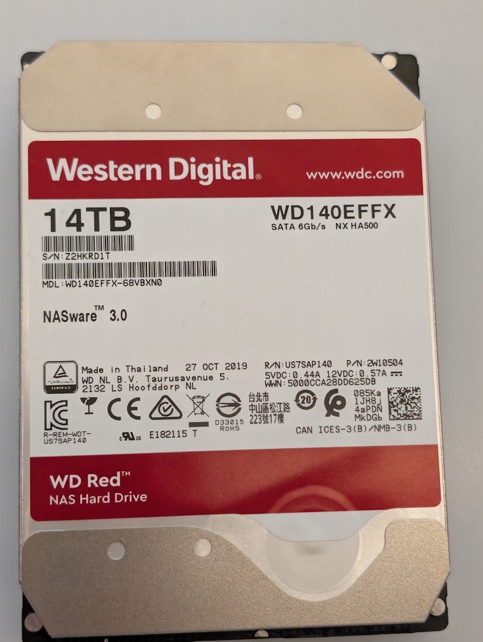 Western Digital WD Red 14TB HDD (CMR, 5400rpm) (Gebraucht) in Abtwil SG ...