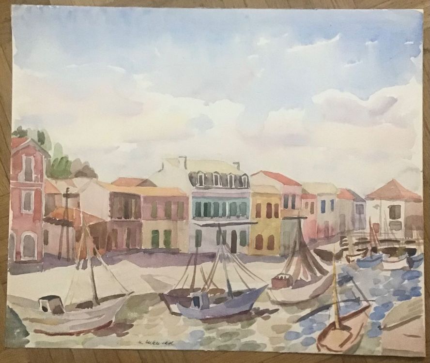 Maria UEBERSAX (1899-1989) Aquarell Signiert (Gebraucht) in Root für CHF 5 – mit Lieferung auf ...