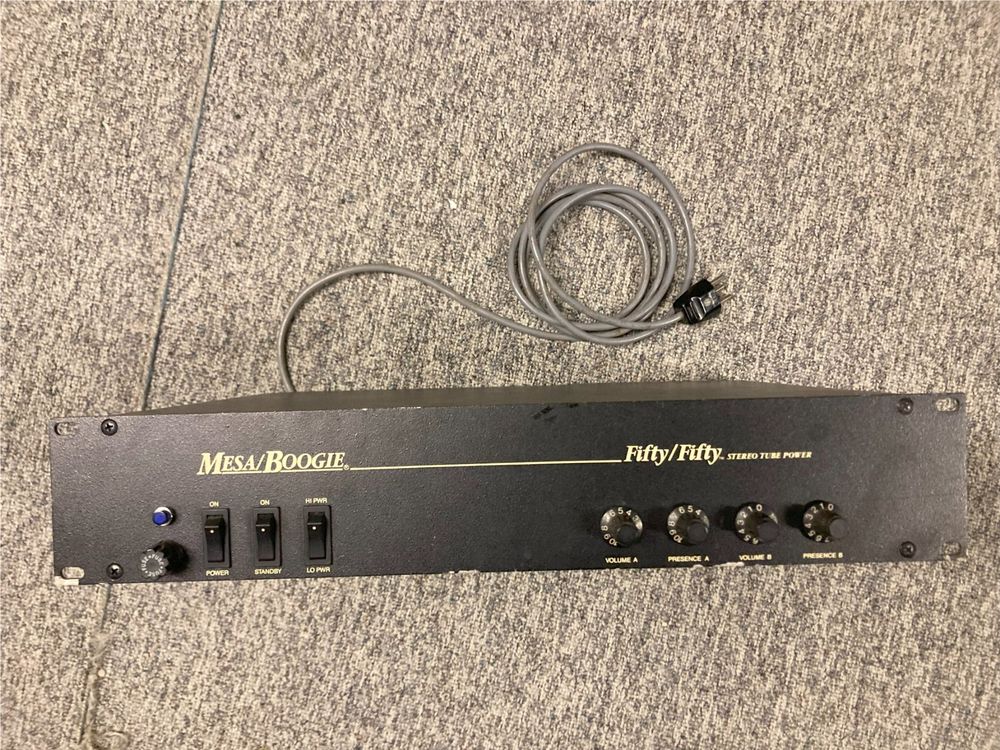 Mesa Boogie 50/50 50+50W all Tube Rack Power Amplifier (Defekt) in ...