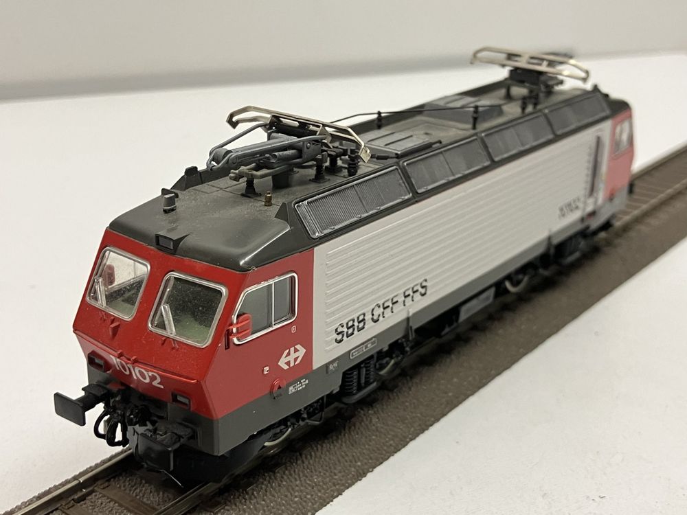 Roco 14178C H0= Re 4/4 IV SBB Bahn 10102 rot-weiss (Neu (gemäss ...
