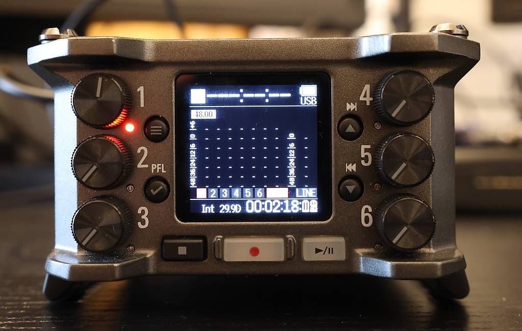 ZOOM F6 Field Recorder (6 Kanal) mit 32-Bit Float (Gebraucht) in ...