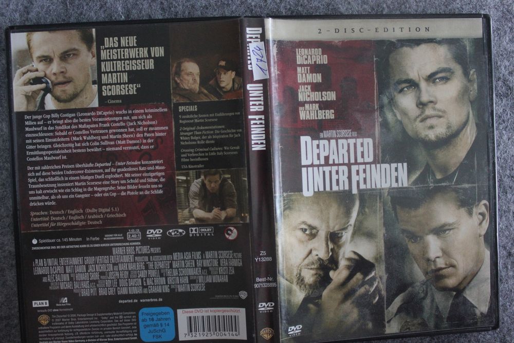 Departed - Unter Feinden - Leonardo Di Caprio - 2 DVD's (Gebraucht) in Geroldswil für CHF 1 ...