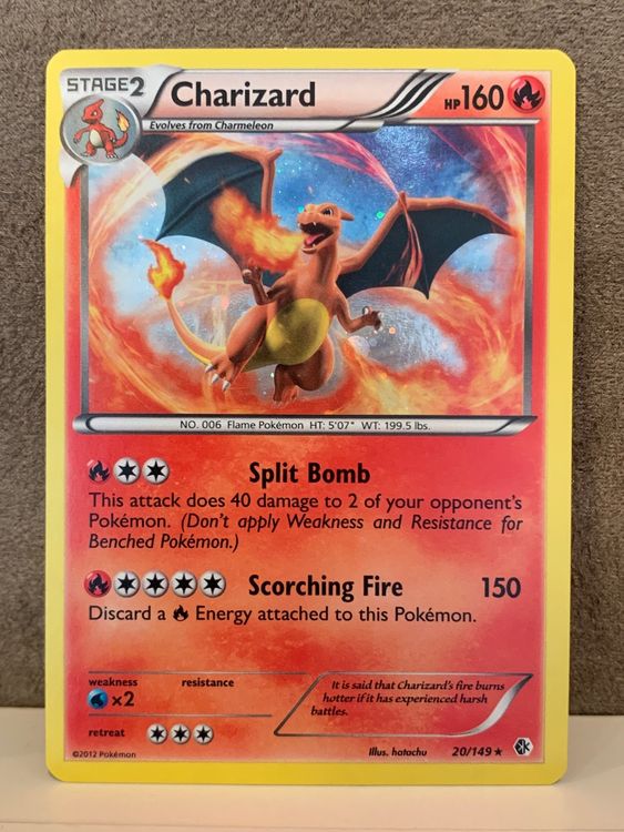 Charizard Holo ENG Boundaries Crossed Pokemon 20/149 | Kaufen auf Ricardo