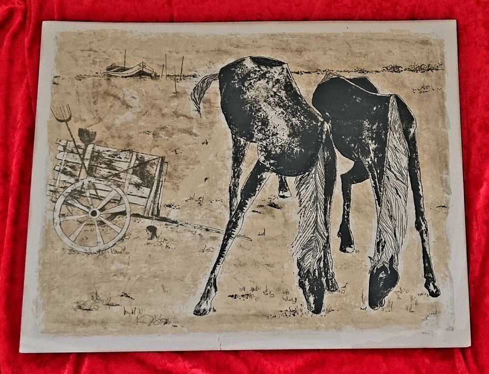 Original-Lithografie von Ossi Czinner. Handsigniert | Kaufen auf Ricardo