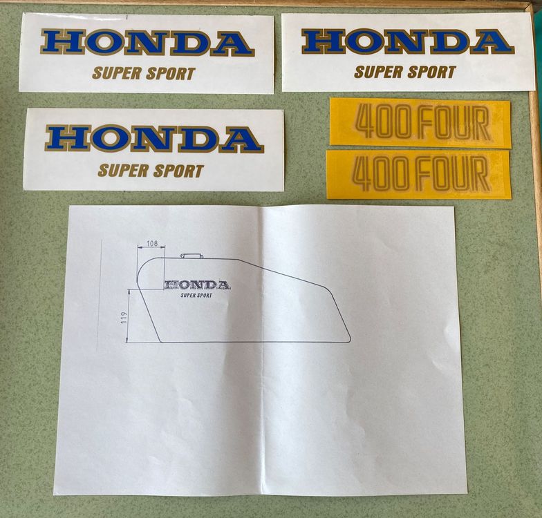 Emblem Honda CB 400 f (Neu (gemäss Beschreibung)) in Schenkon für CHF ...