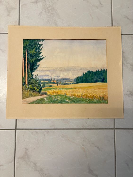 Bruno Hesse. Aquarell (Gebraucht) in Gwatt (Thun) für CHF 215 – nur ...