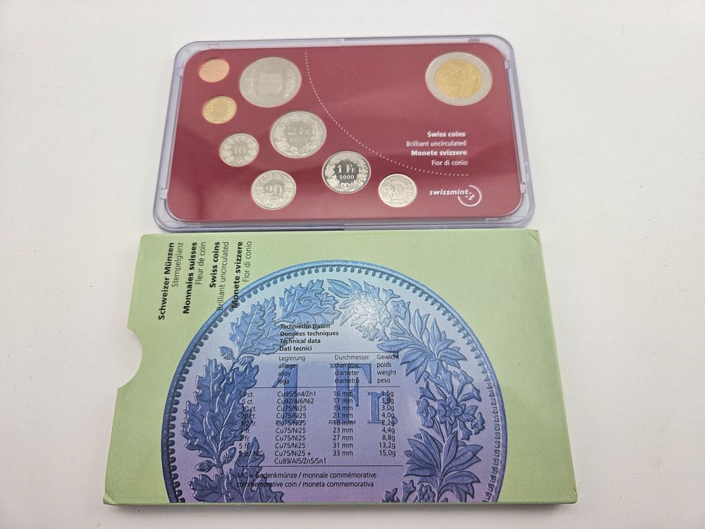 KMS 2000 150 Jahre Schweizer Franken ab 1,-Fr. (Neu und originalverpackt) in Therwil für CHF 268 ...
