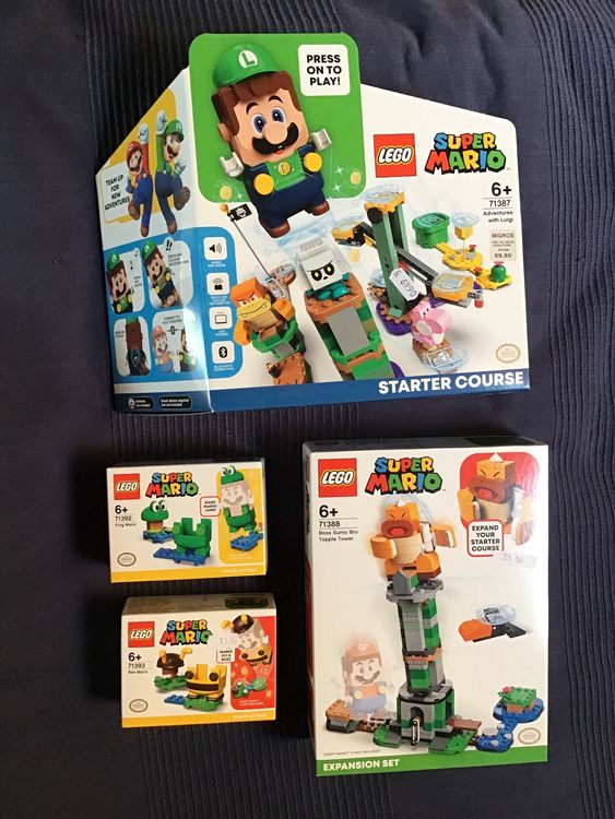 LEGO Super Mario Set Abenteuer, Starter + 2 Erweiterungen (Neu und ...