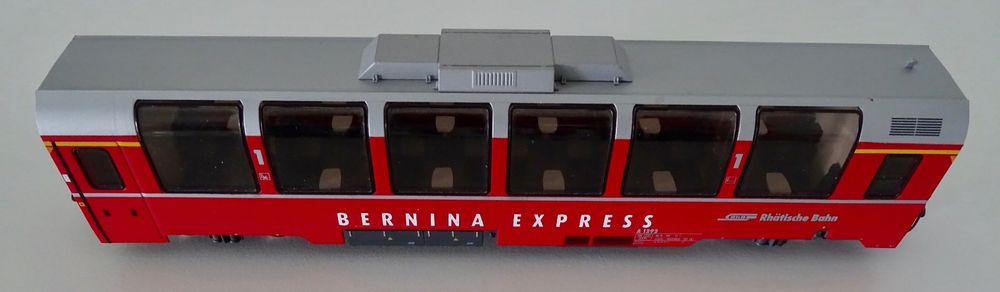 Bemo H0m RhB Panoramawagen Bernina Express A1292 (Gebraucht) in Gwatt (Thun) für CHF 90 – mit ...