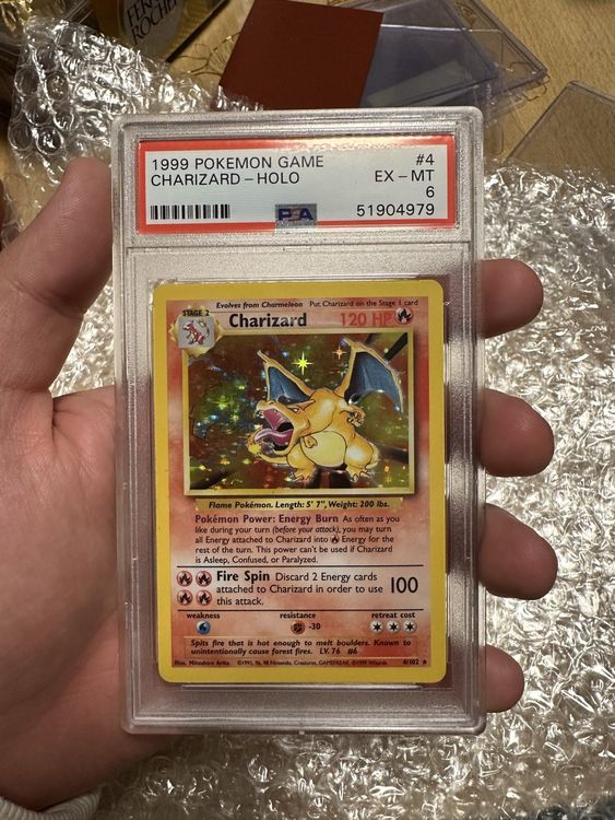 Charizard Base Set PSA 6 (Gebraucht) in Rapperswil SG für CHF 400 – mit ...