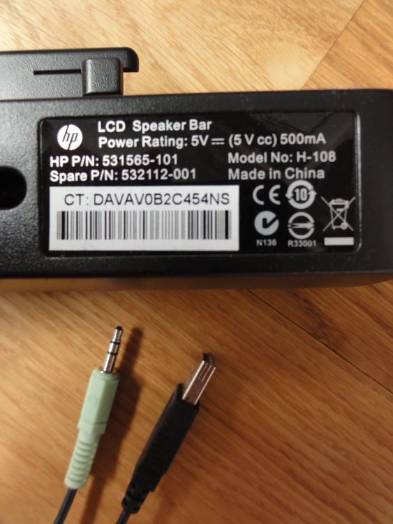 HP Speaker Bars H-108 Stereo Sound Bar (Gebraucht) in für CHF 10 – mit ...