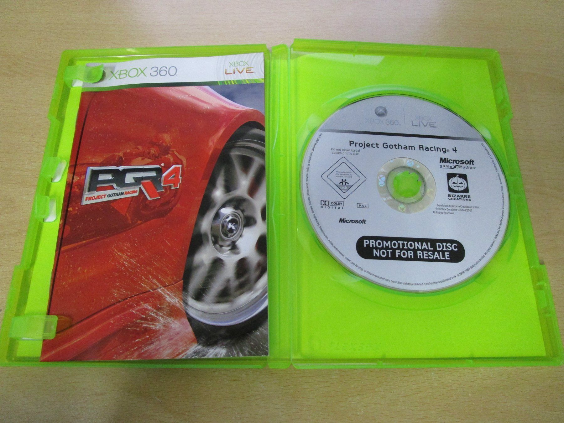 Project Gotham Racing 4 Xbox 360 Promo Game (selten) XBOX360 (Gebraucht ...