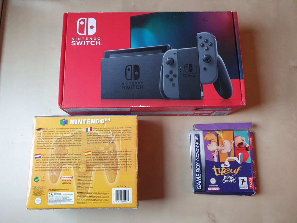 leere Nintendo Verpackungen empty Nintendo packaging | Kaufen auf Ricardo