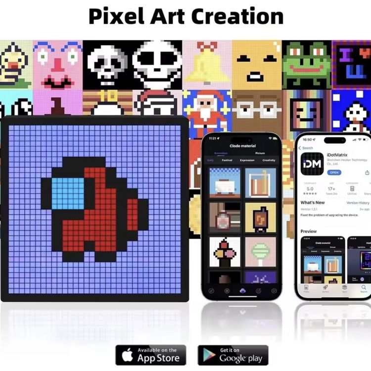Bluetooth Pixel Art LED Display, 32x32 pixels (D'occasion) à Lausanne ...