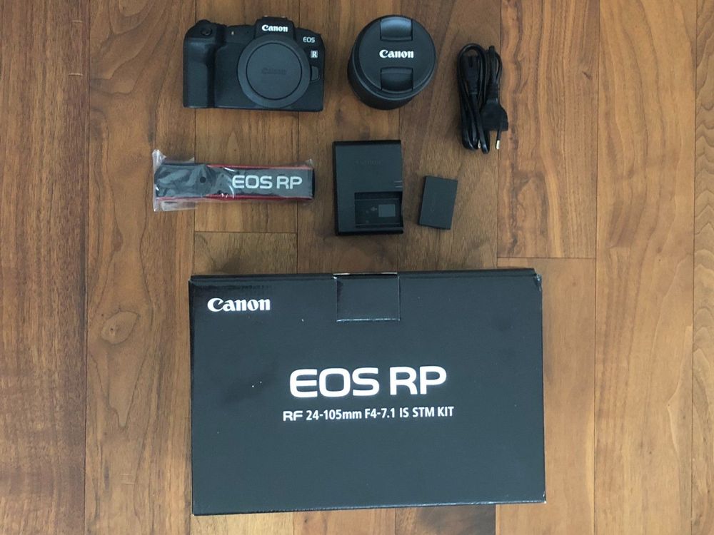 Canon EOS RP Kit Body & RF 24-105mm IS STM, EF-EOS R Adapter (Neu (gemäss Beschreibung)) in ...
