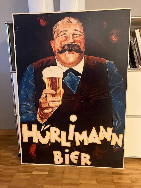 Hürlimann Bier, Werbebild (Gebraucht) in Zürich für CHF 149 – nur ...
