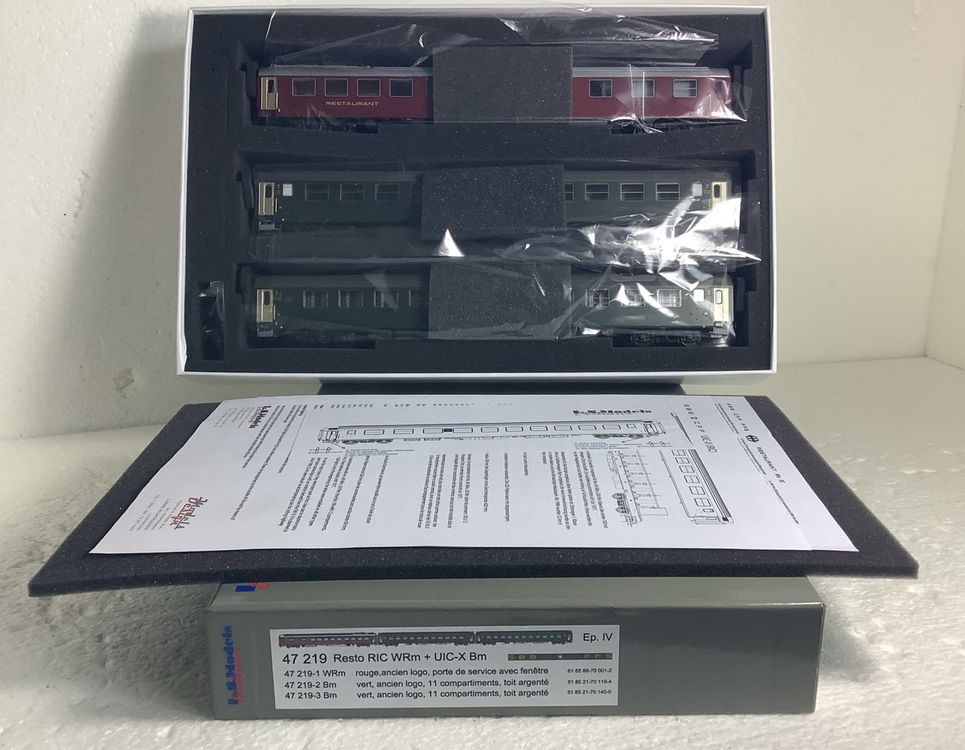 L. S. Models. SBB UIC, Epoche IV, 3er Set H0, DC, neu (Neu (gemäss Beschreibung)) in Adliswil ...