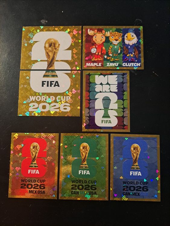 Panini WM 2026 - Spezialkarten (Pokal, Emblem, Hosts) (Neu (gemäss ...