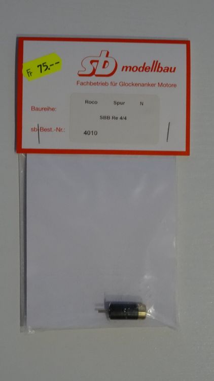SB Modellbau, Nr: 4010, Faulhaber, Roco Re 4/4, NEU (Neu und originalverpackt) in Kloten für CHF ...
